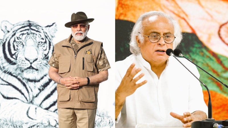 40000 से 1411... कॉन्ग्रेस राज में घटी बाघों की संख्या, PM मोदी को कोस रहे