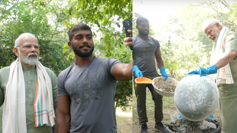 अंकित बैयनपुरिया के साथ PM मोदी का वीडियो, स्वच्छता का सन्देश: जानें ...
