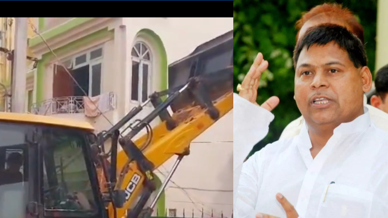 लालू यादव के साले के घर पर चला बुलडोजर, भागे-भागे कोर्ट पहुँच कर किया ...