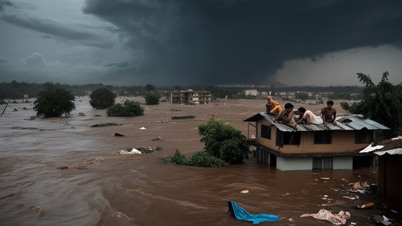 नदियाँ उफान पर, तटबंध टूटे, बि हार में बाढ़ का 'सीजन' | Bihar faces severe flood 16 lakh people ...